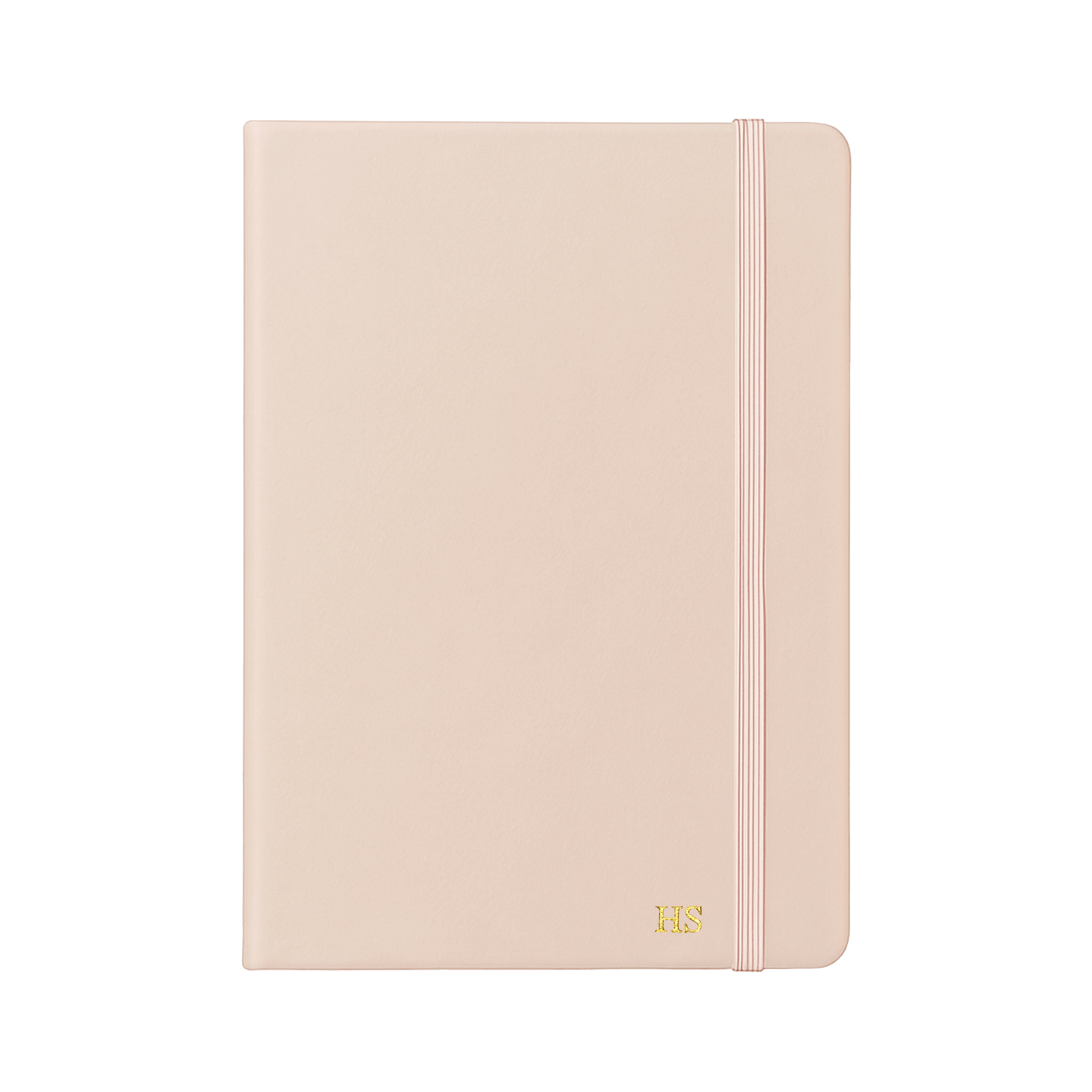 Personalised A5 Smooth Leather Notebook | Beige – THEIMPRINT